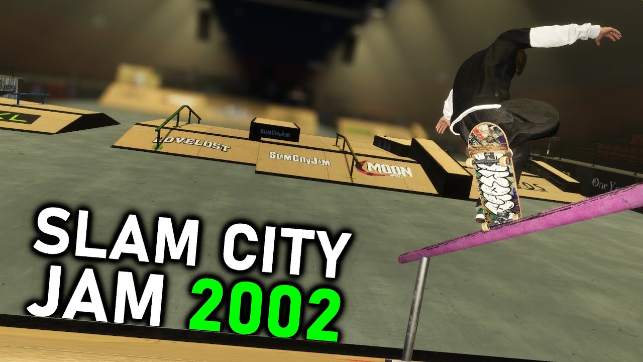 Skating SLAM CITY JAM 2002 and OS PARKS in Skater XL! - YouTube