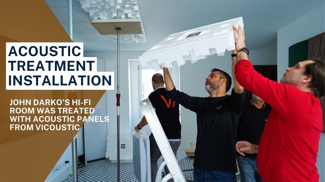 John Darko Hi-Fi Acoustic Panels Installation - YouTube