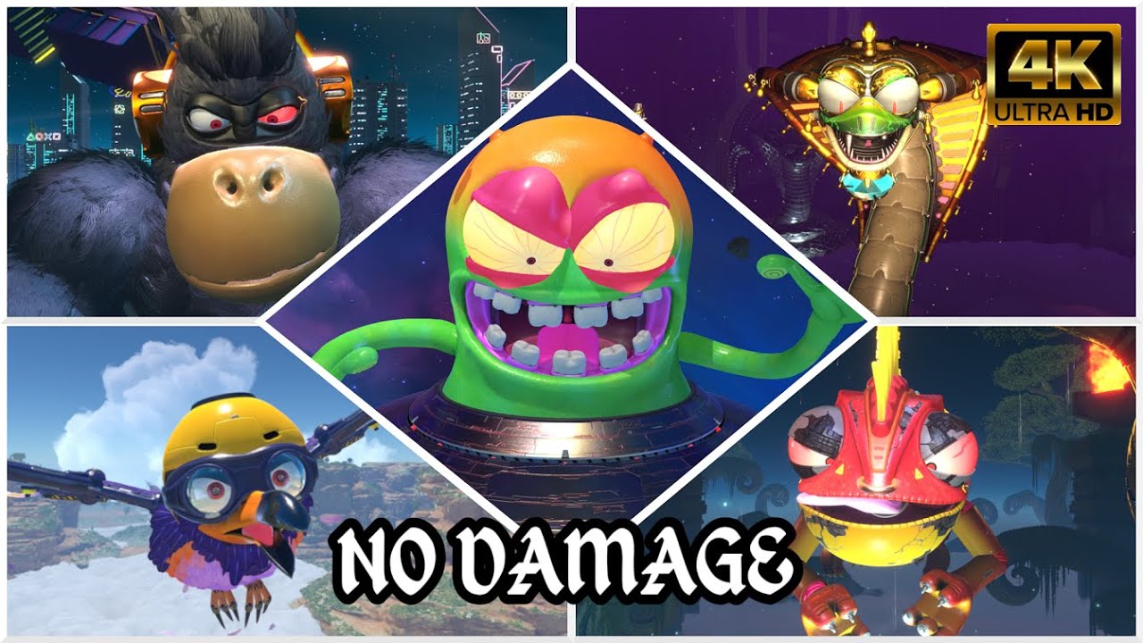 ASTRO BOT | All Bosses & Ending (NO DAMAGE) [4K] - YouTube