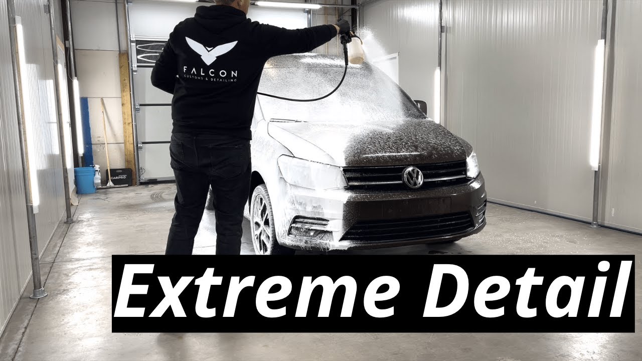 Cleaning a extreme dirty VW Caddy - Wash, polish and wax - Falcon ...