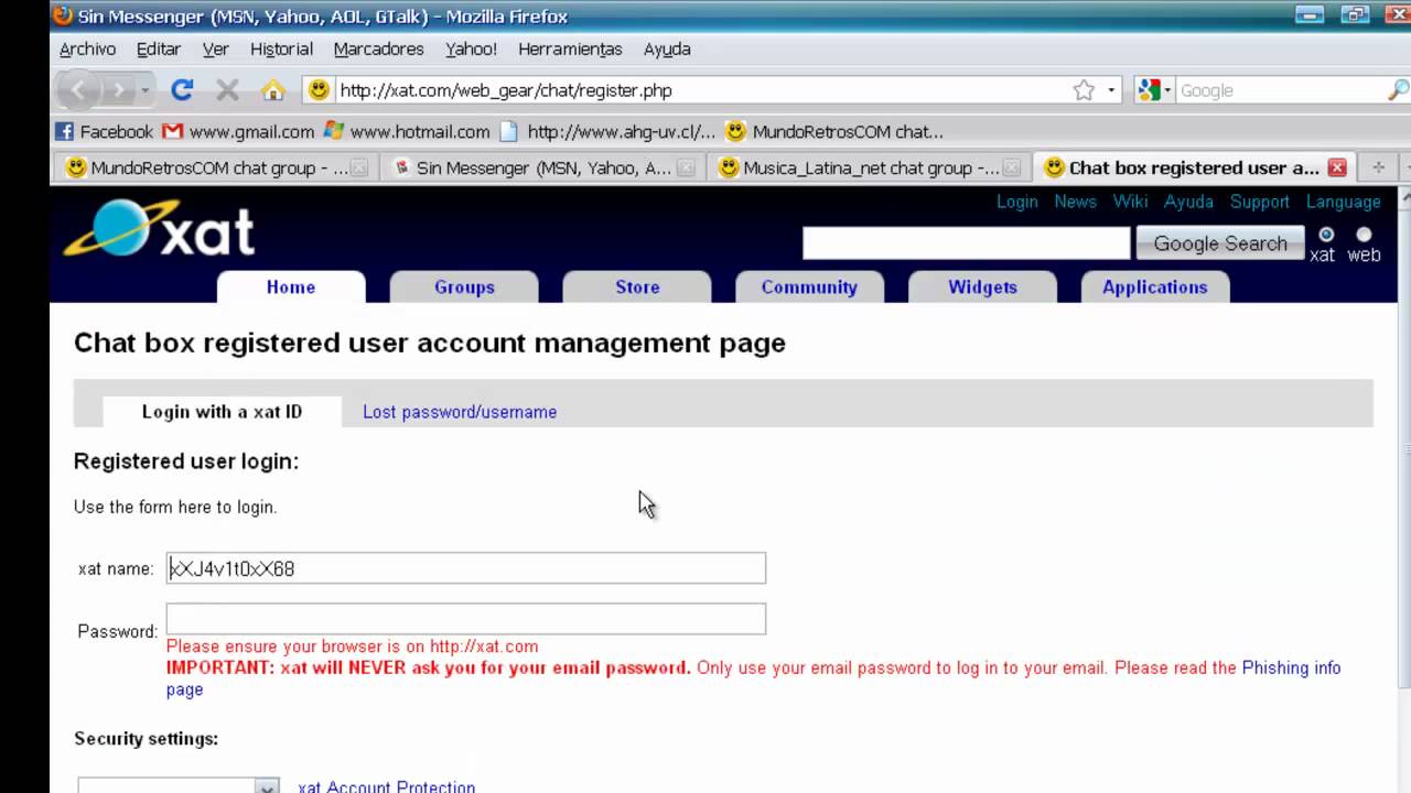 como cambiar nombre [login] xat.com - YouTube