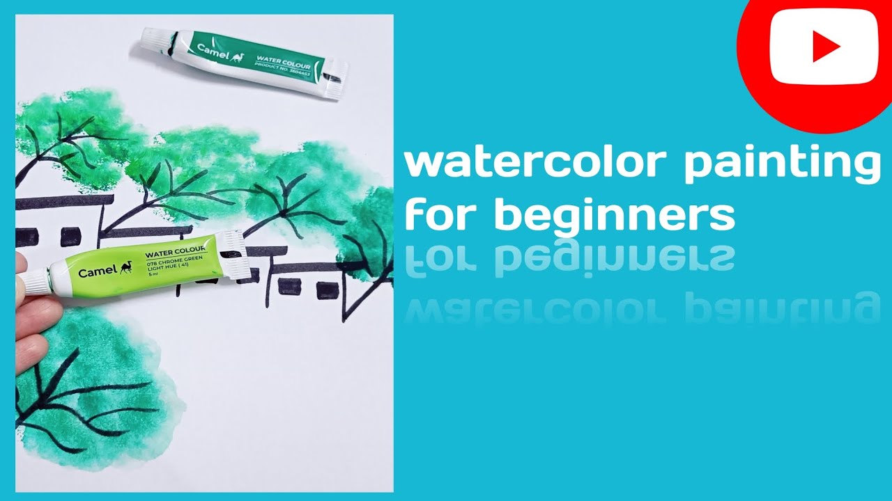water coloring painting tutorial | water coloring painting tutorial ...