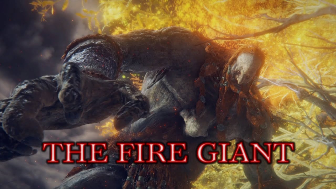 THE FIRE GIANT #eldenring #eldenringclips #fromsoftware #firegiant ...
