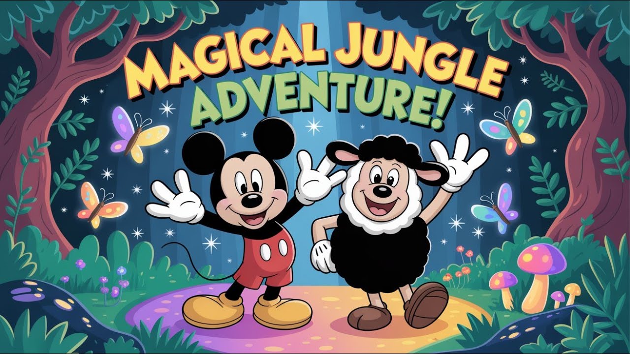 Mickey Mouse & Baa Baa Black Sheep in the Magical Jungle 45 Minute Kids ...