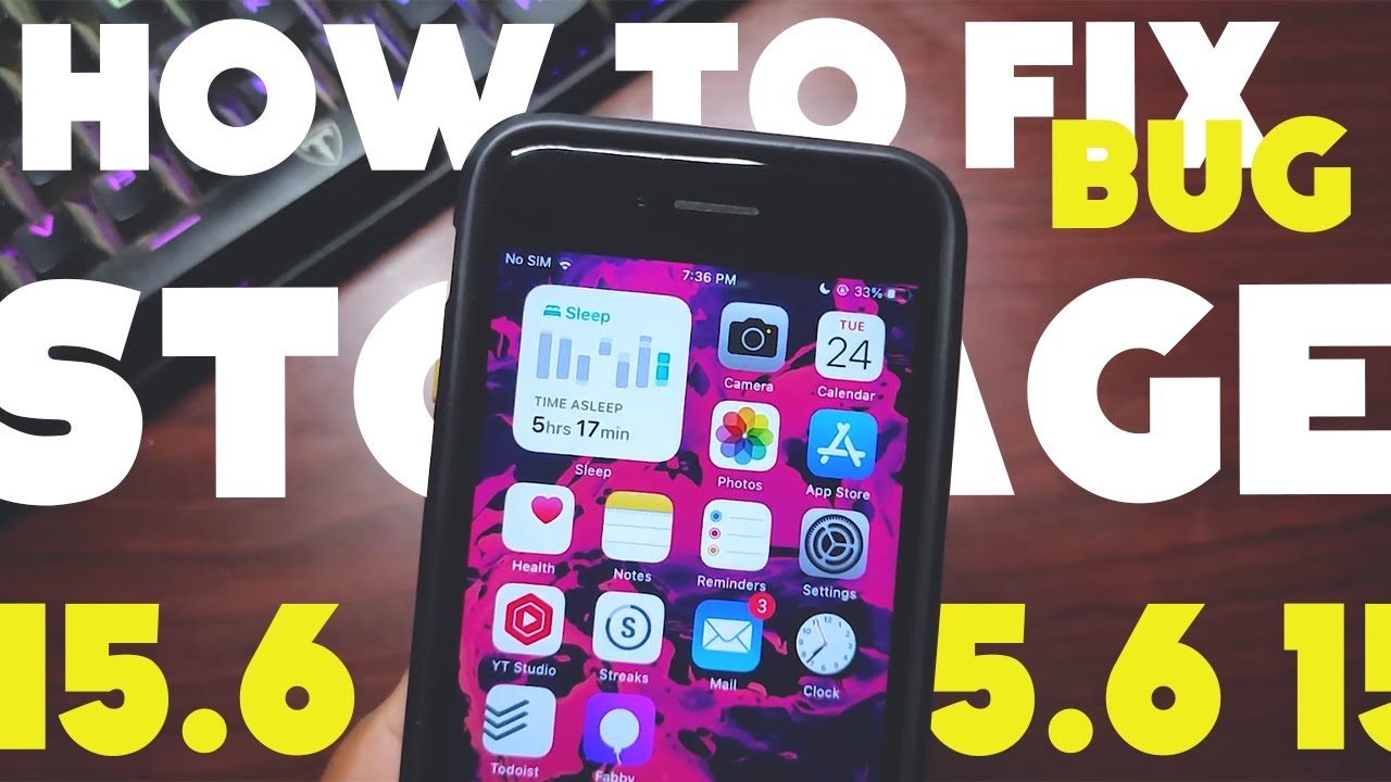 iOS 15.6: How to Fix Storage Bug - YouTube