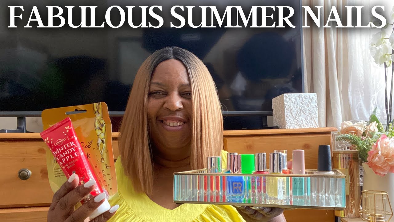 HOW I GREW MY NAILS | FABULOUS SUMMER NAILS| NAIL CARE ROUTINE TIPS ...