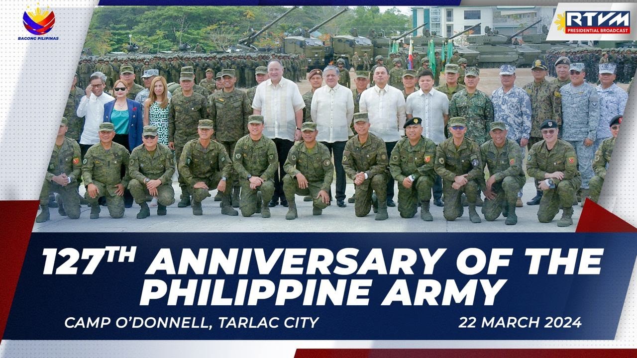 127th Anniversary of the Philippine Army 03/22/2024 - YouTube