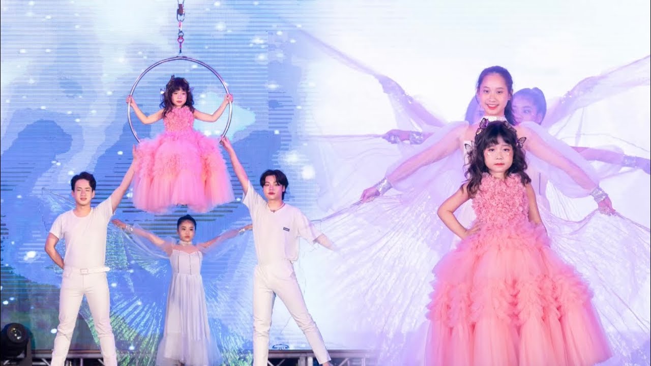 Tết Fashion Show - Frist Face Trà My - Bst váy công chúa - YouTube