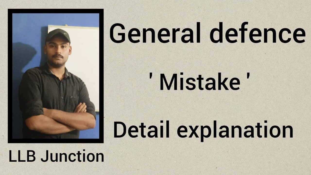 General Defence Of Mistake in tort || Defence of mistake || #lawoftorts ...