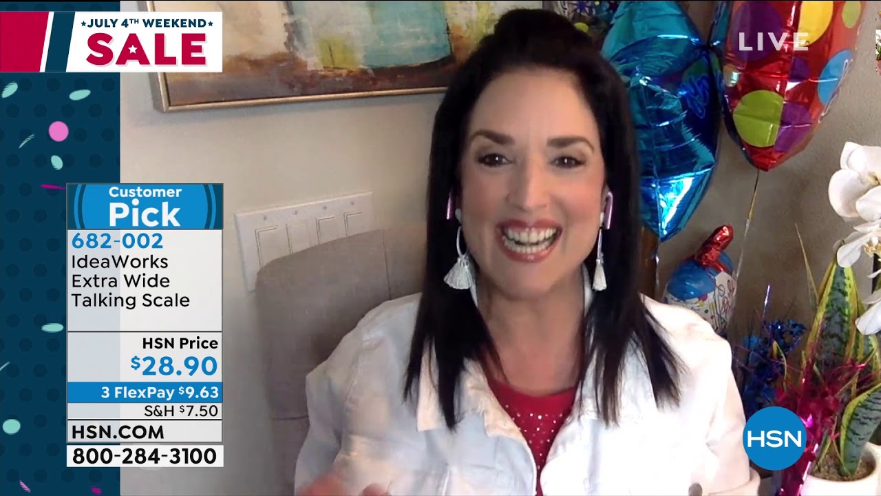 IdeaWorks Extra Wide Talking Scale - YouTube
