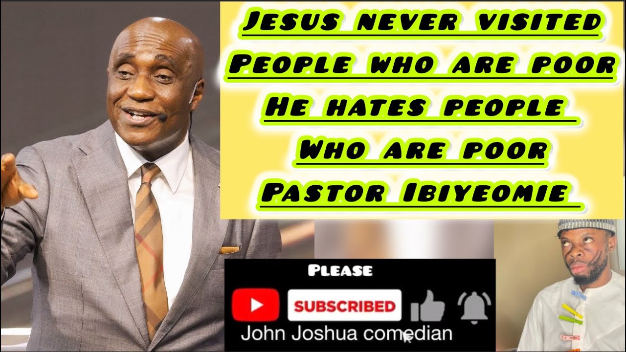 Pastor David Ibiyeomie Jesus Never Visited POOR PEOPLE, He HATES PEOPLE ...