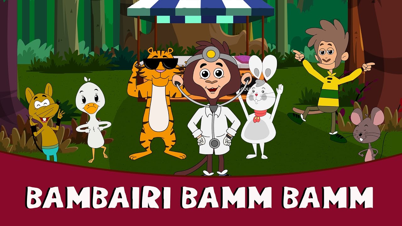 Bambairi Bamm Bamm - Hindi Rhymes For Children | बच्चों के गाने ...