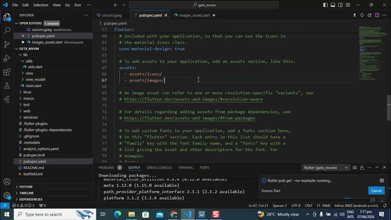 Assets Fonts Getx Mvvmmvc Patternpart 1 Flutter Dart Youtube