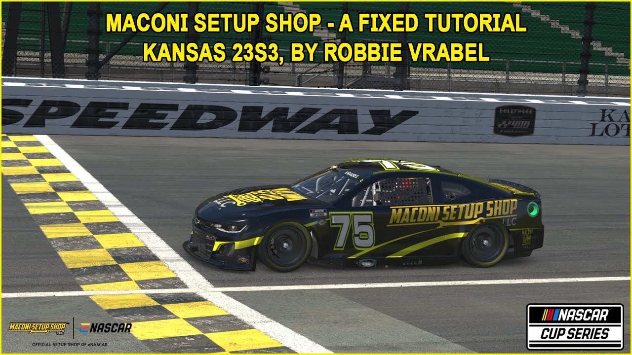 iRacing Fixed NASCAR Series Tutorial: Maconi Setup Shop A Fixed Cup ...