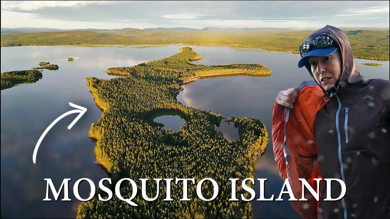 Surviving a Mosquito-Infested Island | Canoe Camping Adventure - YouTube