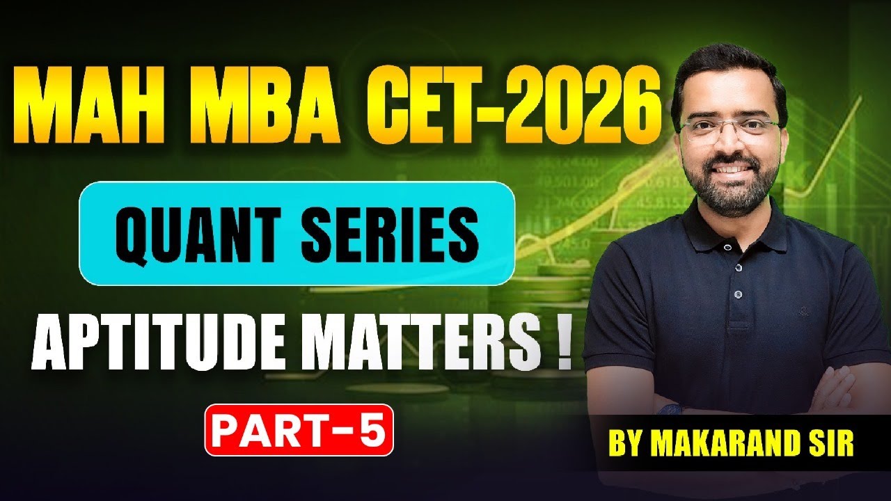 MAH MBA CET 2026 | Quantitative Aptitude Questions & Answers | Best ...