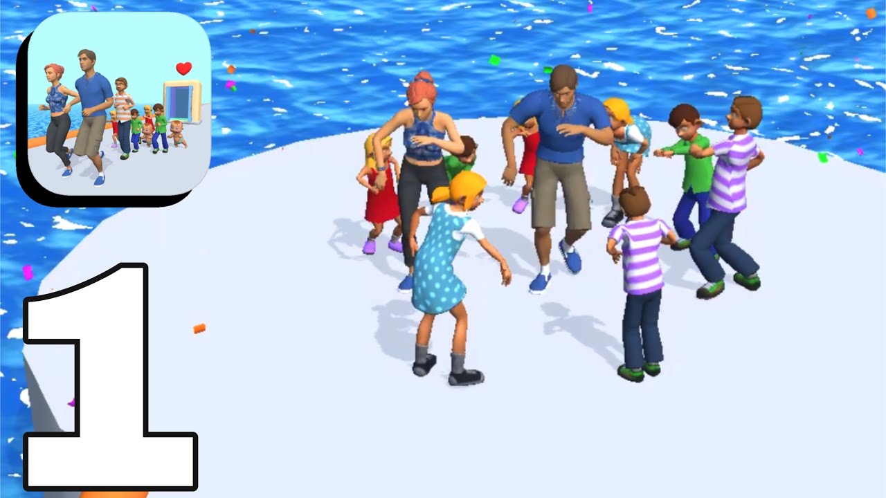 FAMILY RUN 3D Game 👨‍👩‍👧💓 All Levels Gameplay Android, iOS Part 1 - YouTube