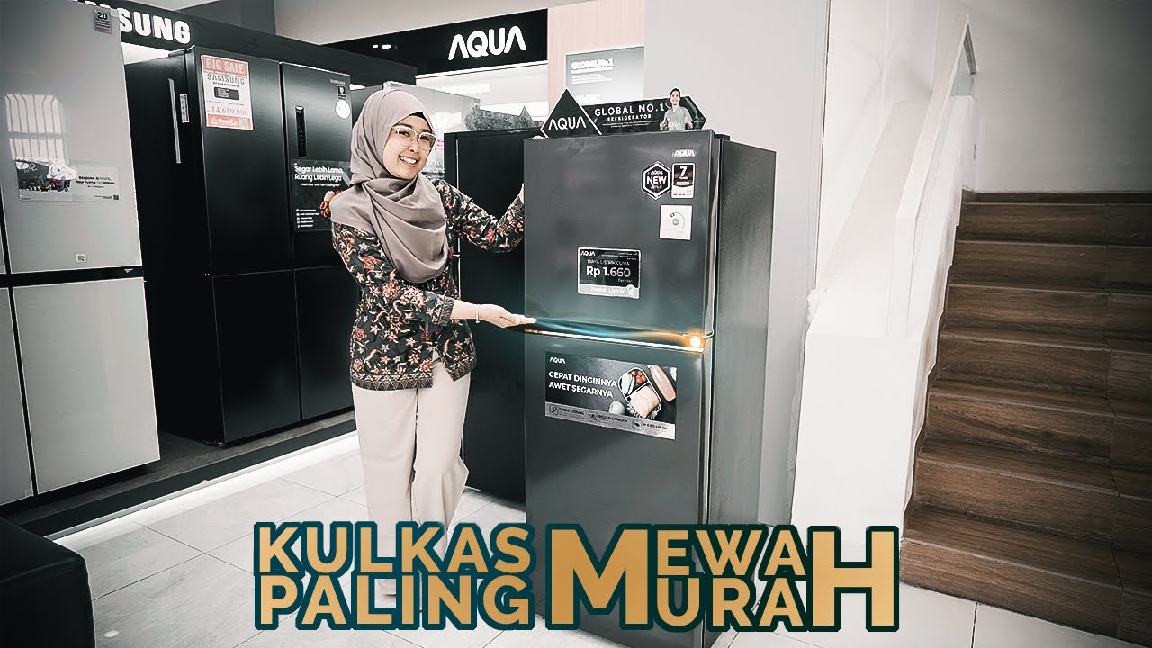BARU! KULKAS 2 PINTU 2 Juta-an MEWAH, Freezer Besar || Spek Rasa Kulkas ...