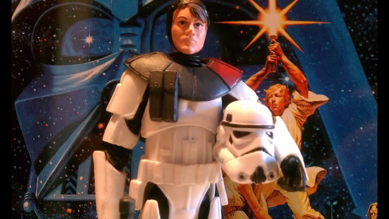 Star Wars - Custom Stormtrooper Commander Figure - YouTube