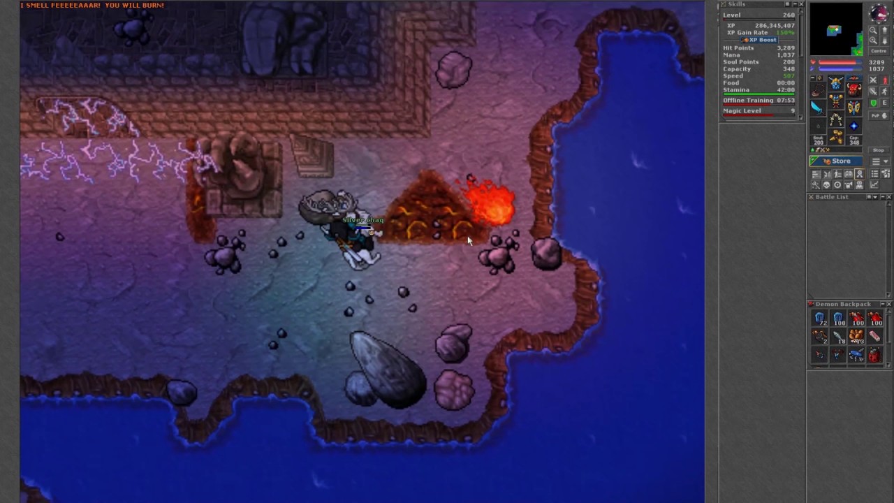 Tibia: Ferumbras Aparece en Celesta - YouTube