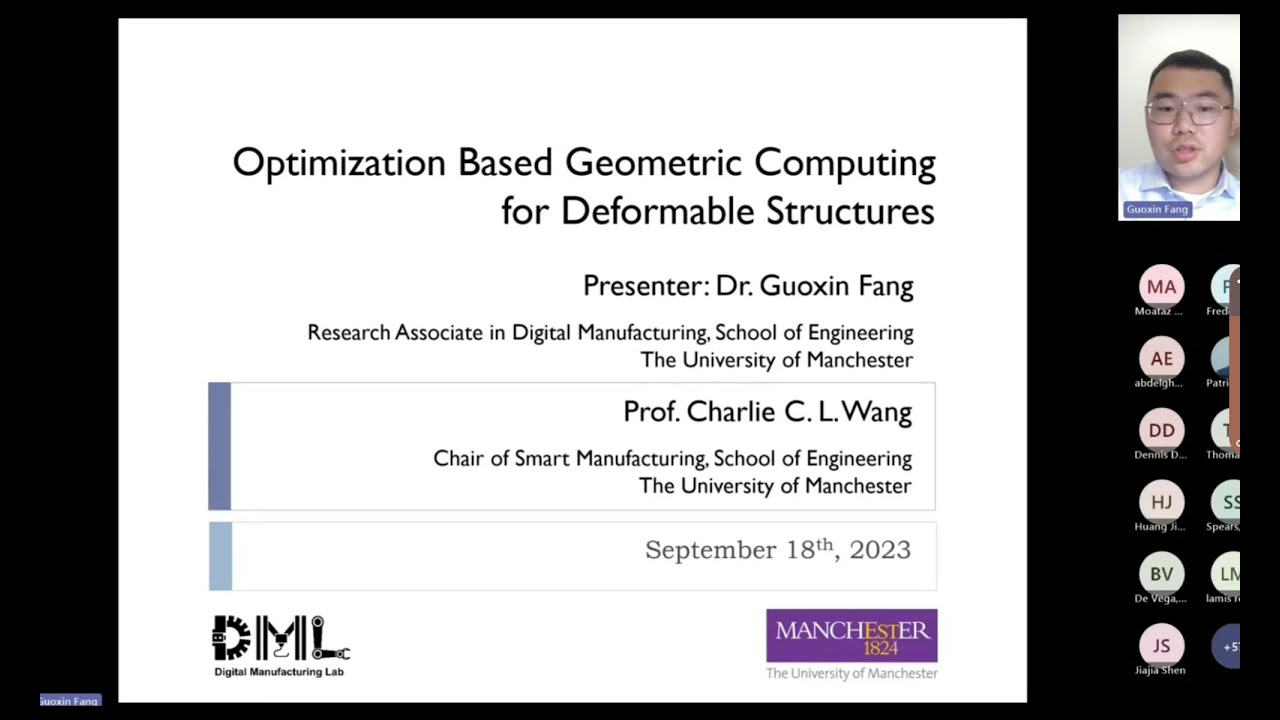Optimization Based Geometric Computing for Deformable Structures - YouTube