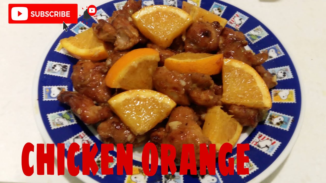 chicken orange/chinese orange chicken recipe/chinese food - YouTube