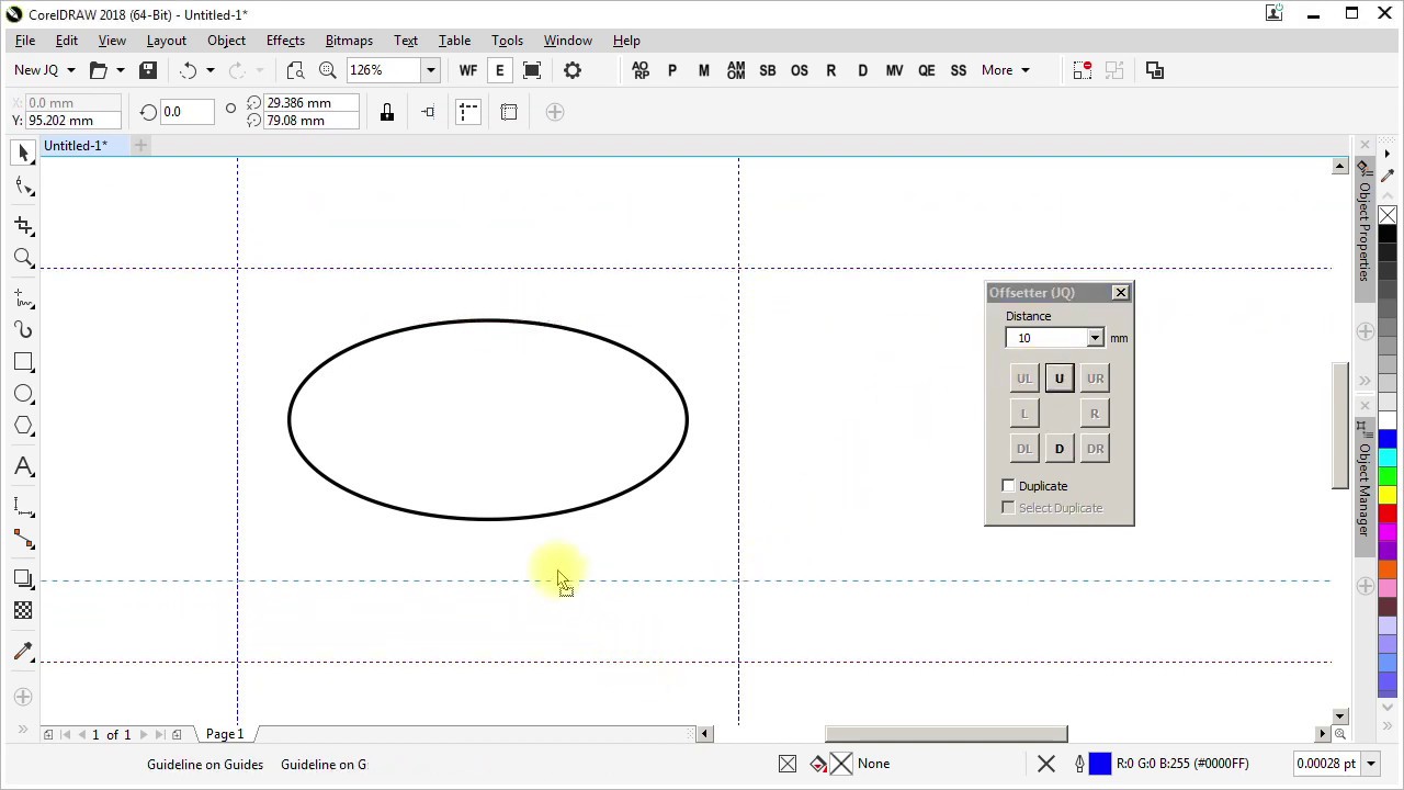 Offsetter - CorelDRAW macro - Demo 01 - YouTube