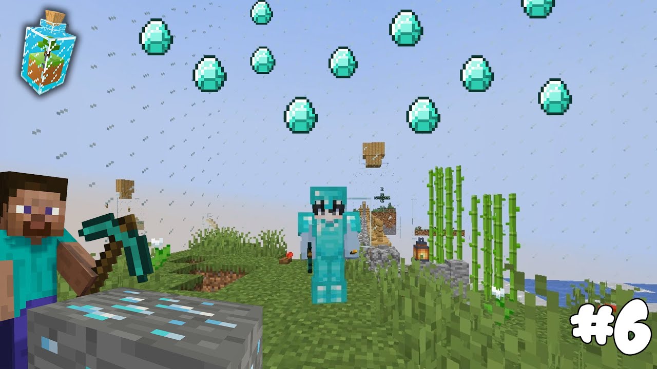 MAKING FULL DIAMOND ARMOR IN JAR WORLD / SPYASH GAMING #6 - YouTube