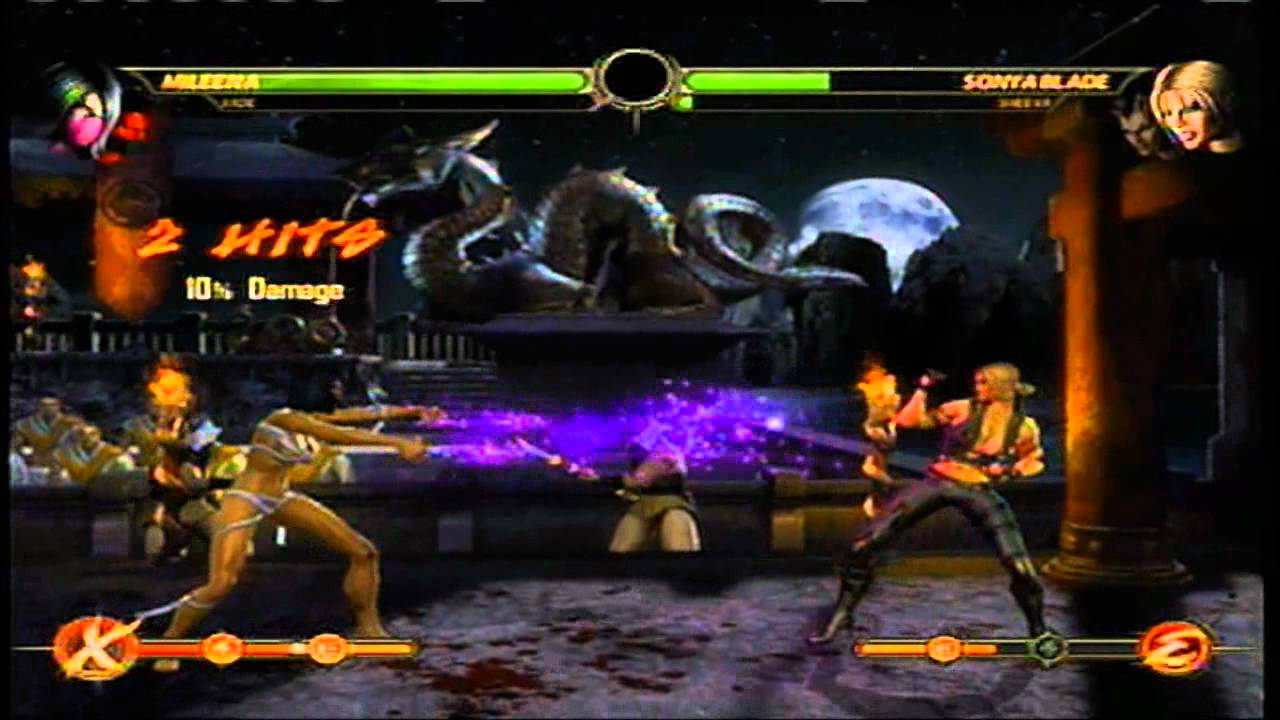 Mileena and Jade vs. Sheeva and Sonya - YouTube