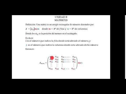 MATRICES PARTE 1 - YouTube