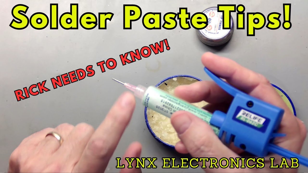 Must-have solder paste tools for beginners - YouTube