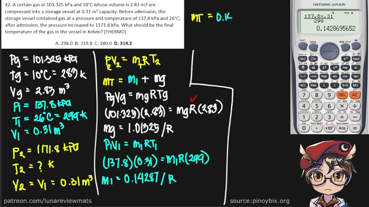 A Certain Gas At 101 325 KPa And 10 C Whose Volume Is 2 83 M3 Are a-certain-gas-at-101-325-kpa-and-10-c-whose-volume-is-2-83-m3-are