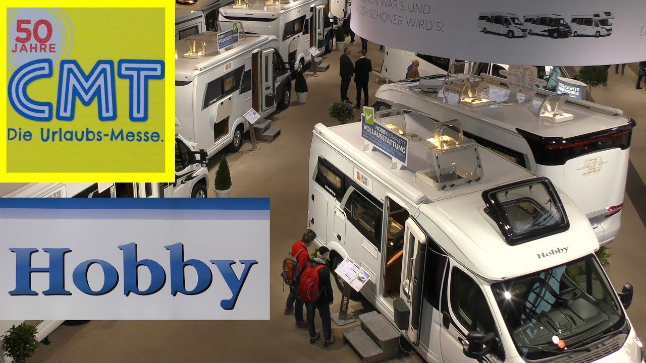 CMT Messe Stuttgart 2018 Hobby Caravan - Reisemobile - mobile homes ...