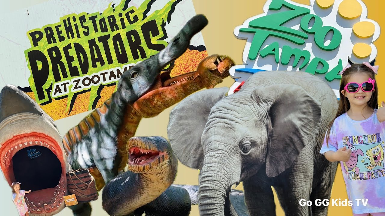 GG Visits the Zoo! Learning About Zoo Animals & Dinosaurs For Kids ...