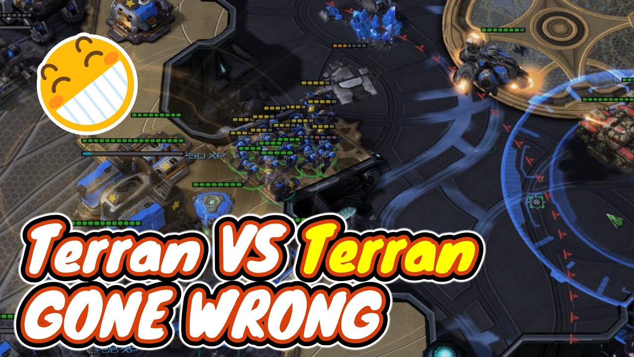 Starcraft 2 - TvT - Quick game after 13 hrs work. Complete meltdown ...