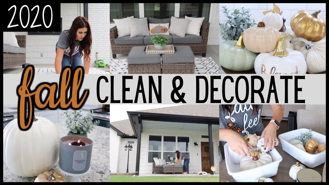 *NEW* FALL CLEAN + DECORATE WITH ME 2020 | FALL DECORATING IDEAS | FALL ...