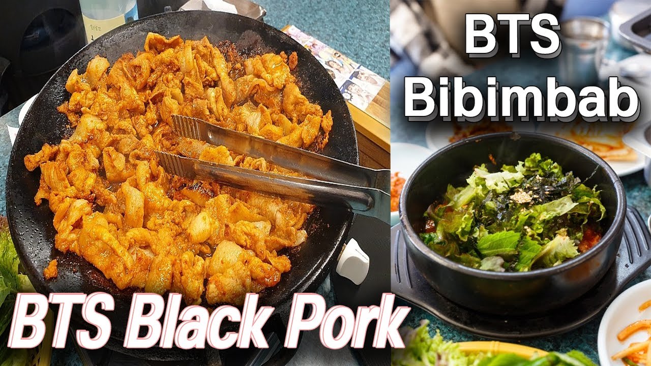 BTS themed restaurant in Seoul (Yoojung sikdang) - BTS bibimbap(Korean ...