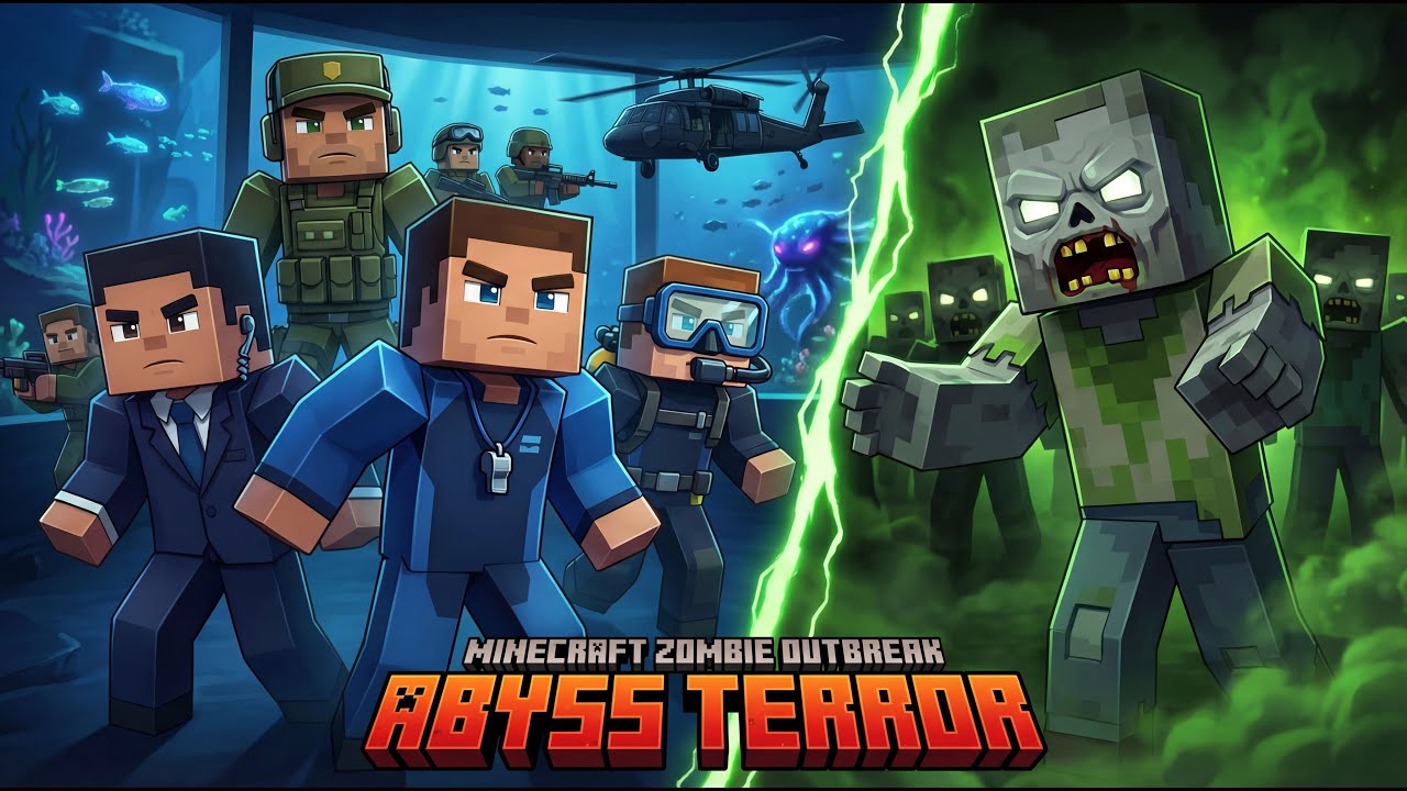 "Zombie Outbreak: Abyss Terror" - A Minecraft Music Video ♪ (Minecraft ...