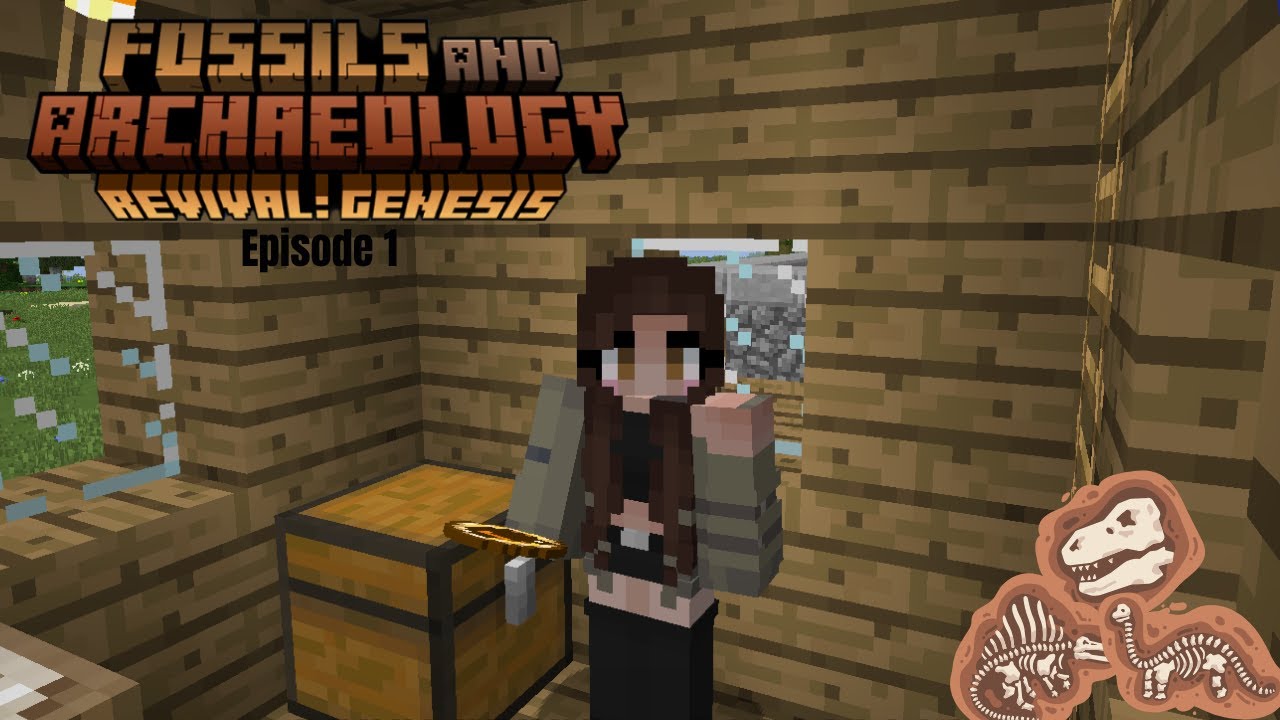 Finding Fossils! |Minecraft Fossils and Archaeology Series| EP01 - YouTube