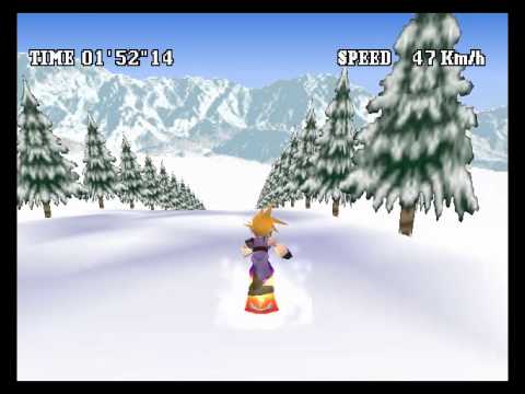 Let's Play - Final Fantasy VII - 37 - Snowboarding - YouTube