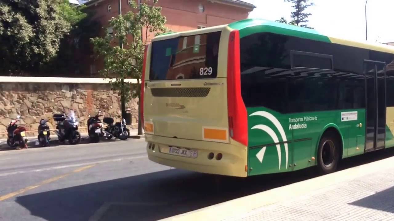 Portillo Bendy Bus 829 At Malaga Railway Station On M110 From Malaga To ...