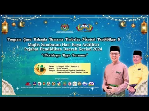 Program Guru Bahagia Bersama Timb. Menteri Pendidikan & Majlis Hari ...