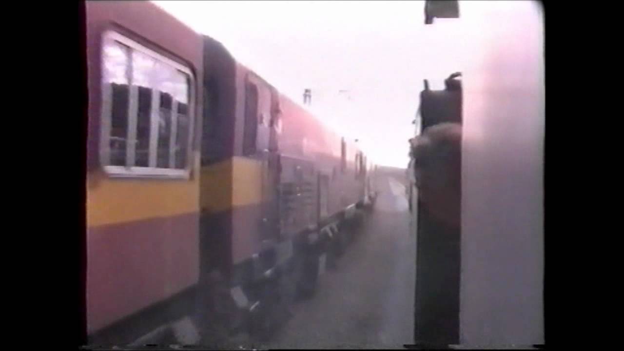South African Railways Trans Karoo dicing 4 x 10E on a freight December ...