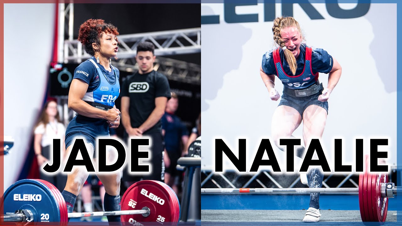 NATALIE RICHARDS vs. JADE JACOB - 57KG IPF WORLDS 2023 - YouTube