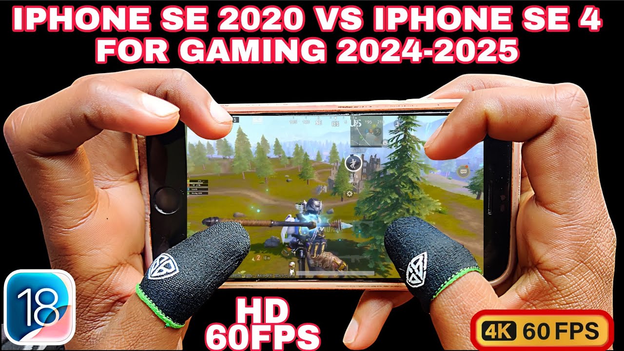 iPhone se 2020 for gaming test | iPhone se 2020 bgmi gameplay | iPhone ...