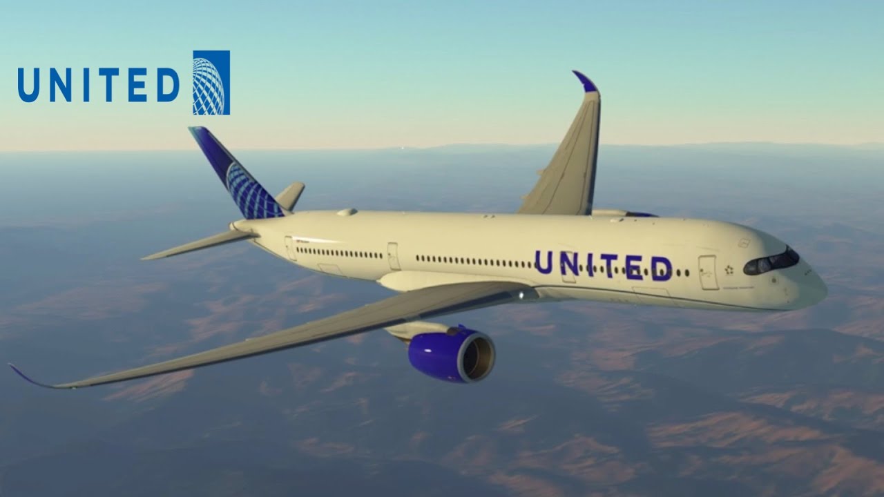 United Airlines (Airbus A350-900) - TakeOff & Landing | San Francisco ...