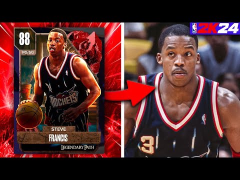 RUBY STEVE FRANCIS GAMEPLAY!! STEVIE FRANCHISE IS A TOP 5 PG IN NBA ...