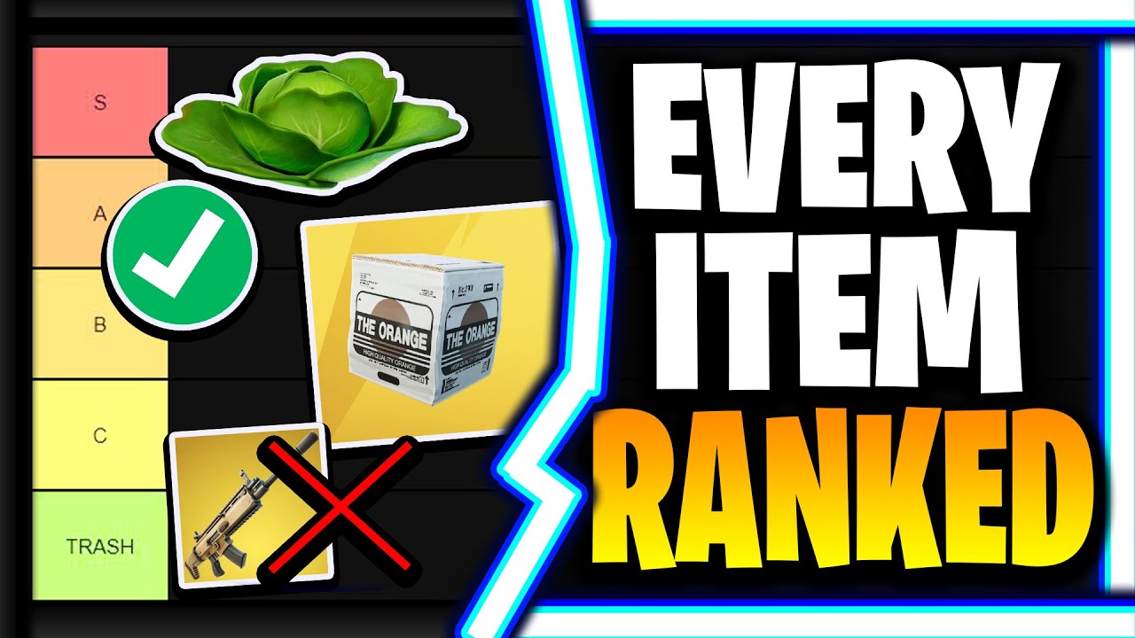 New Patch: EVERY ITEM Ranked. Full Chapter 5 Season 1 TIER LIST. - YouTube