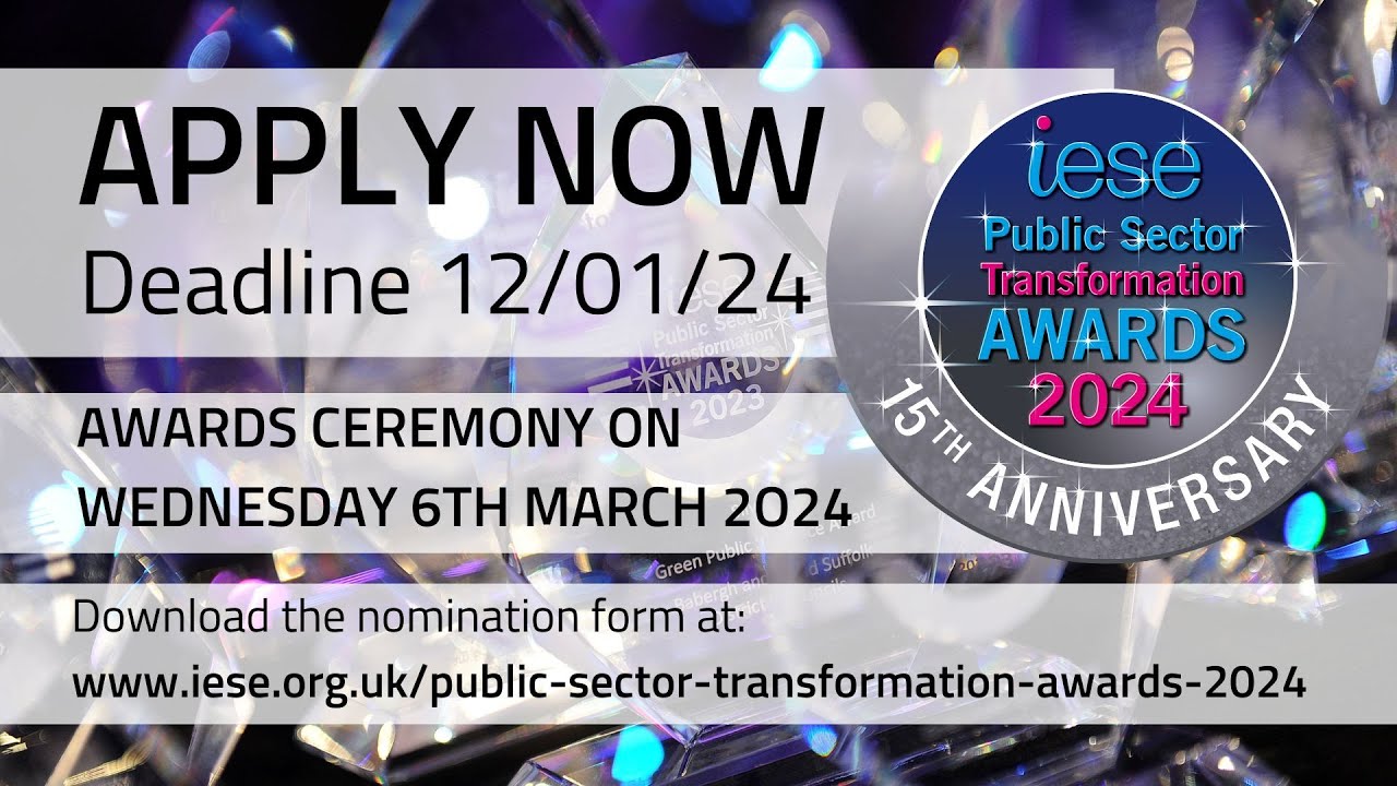 iESE Awards 2024 - nominations are open! - YouTube