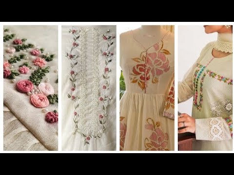 Beautiful machine embroidery designs ideas - YouTube